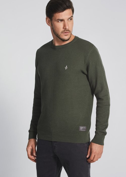 Sueter Gola Redonda Manga Longa